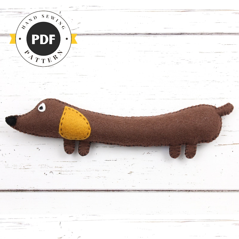 Stuffed Dachshund - Etsy