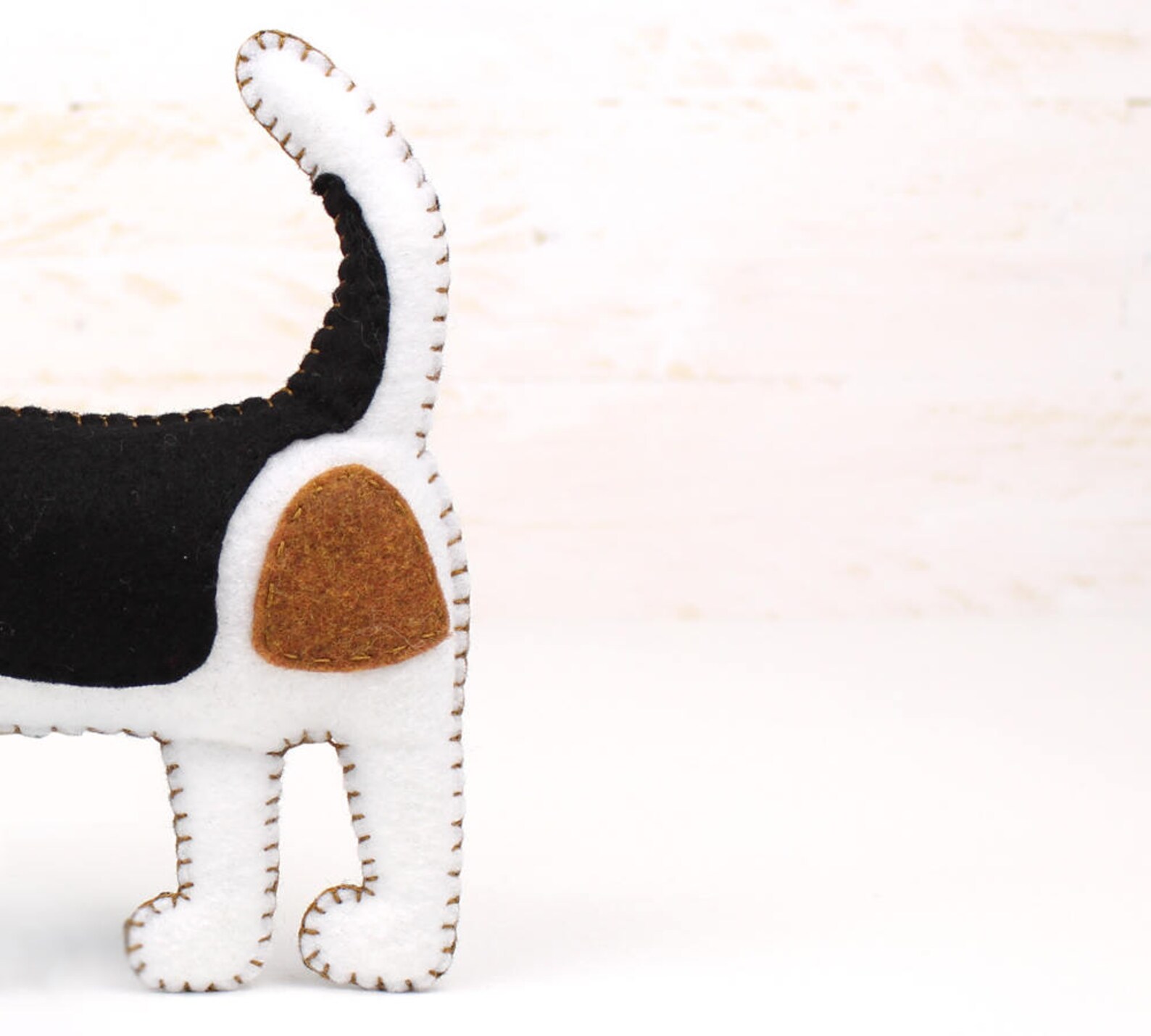 Beagle Sewing Pattern Dog Hand Sewing Pattern Sew a Felt | Etsy