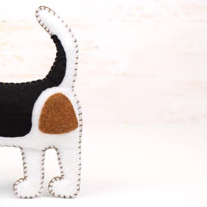 Beagle Sewing Pattern Dog Hand Sewing Pattern Sew a Felt | Etsy