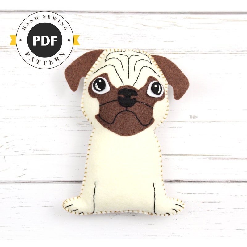 Pug Stuffed Animal - Etsy