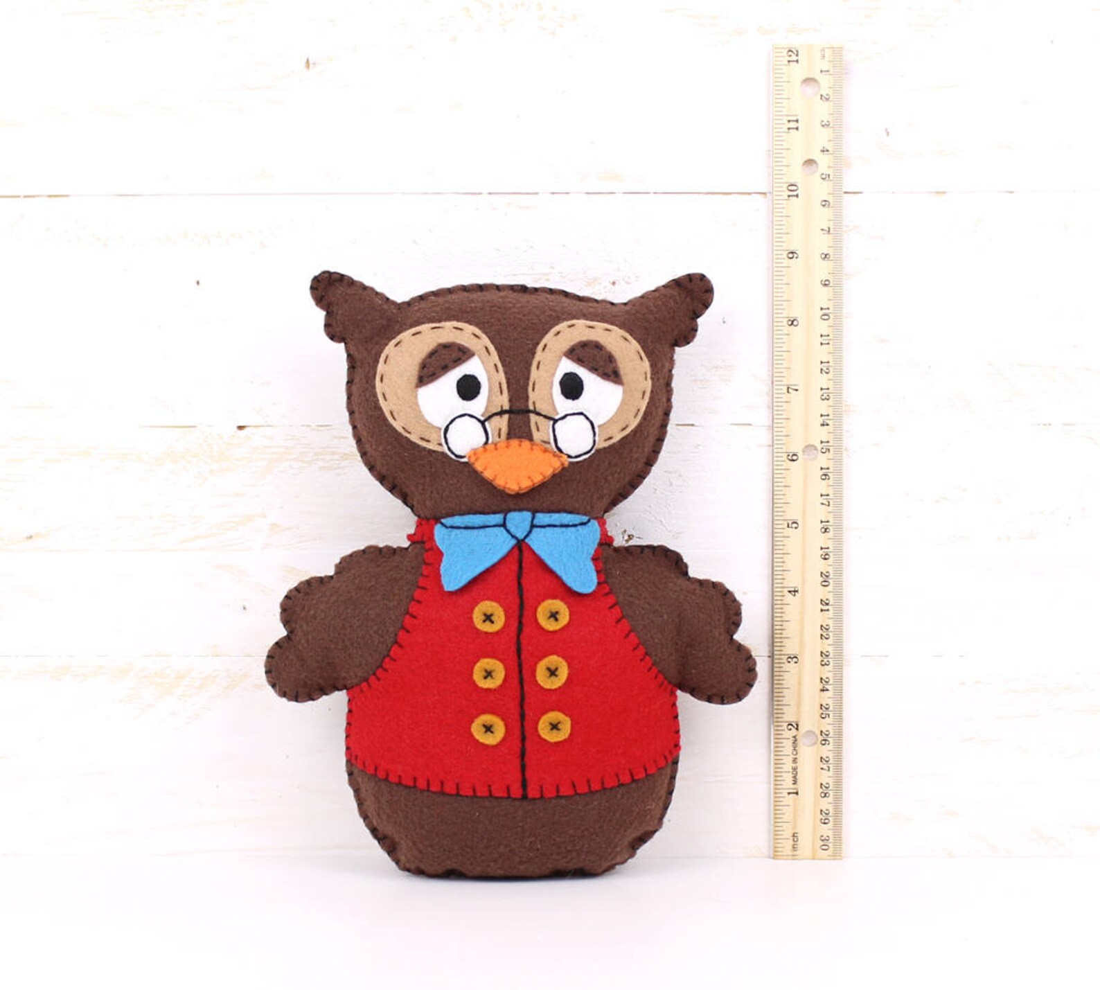 Felt Sewing Pattern for Owl Woodland Owl Hand Sewing Pattern - Etsy