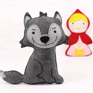 Little Red Riding Hood and the Big Bad Wolf Sewing Patterns, Stuffed ...