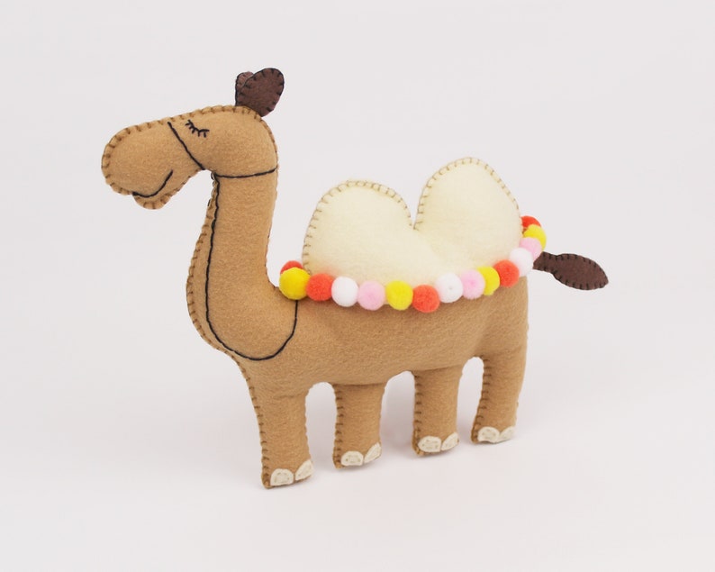 Camel Sewing Pattern, Felt Camel Stuffed Animal Instructions, Instant ...