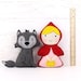 Little Red Riding Hood and the Big Bad Wolf Sewing Patterns - Etsy UK