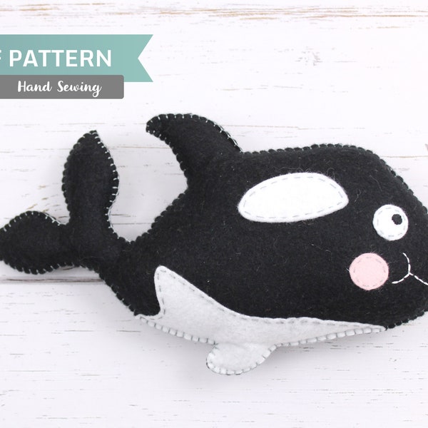 Felt Orca - Etsy