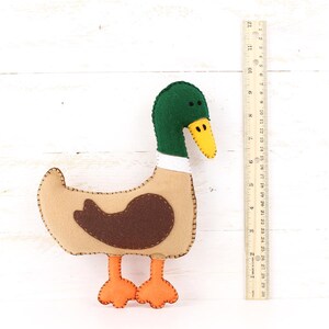 Duck Sewing Pattern, Mallard Duck Hand Sewing Pattern, Felt Duck Sewing ...