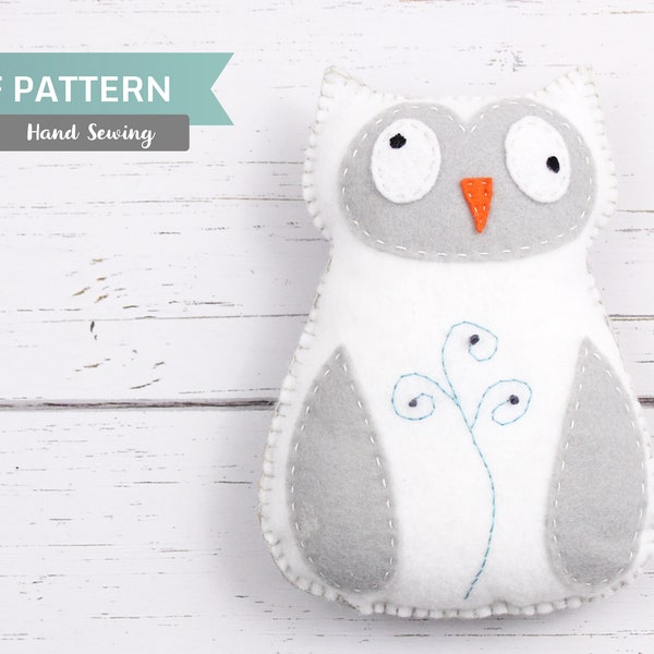 Felt Owl Pattern - Etsy