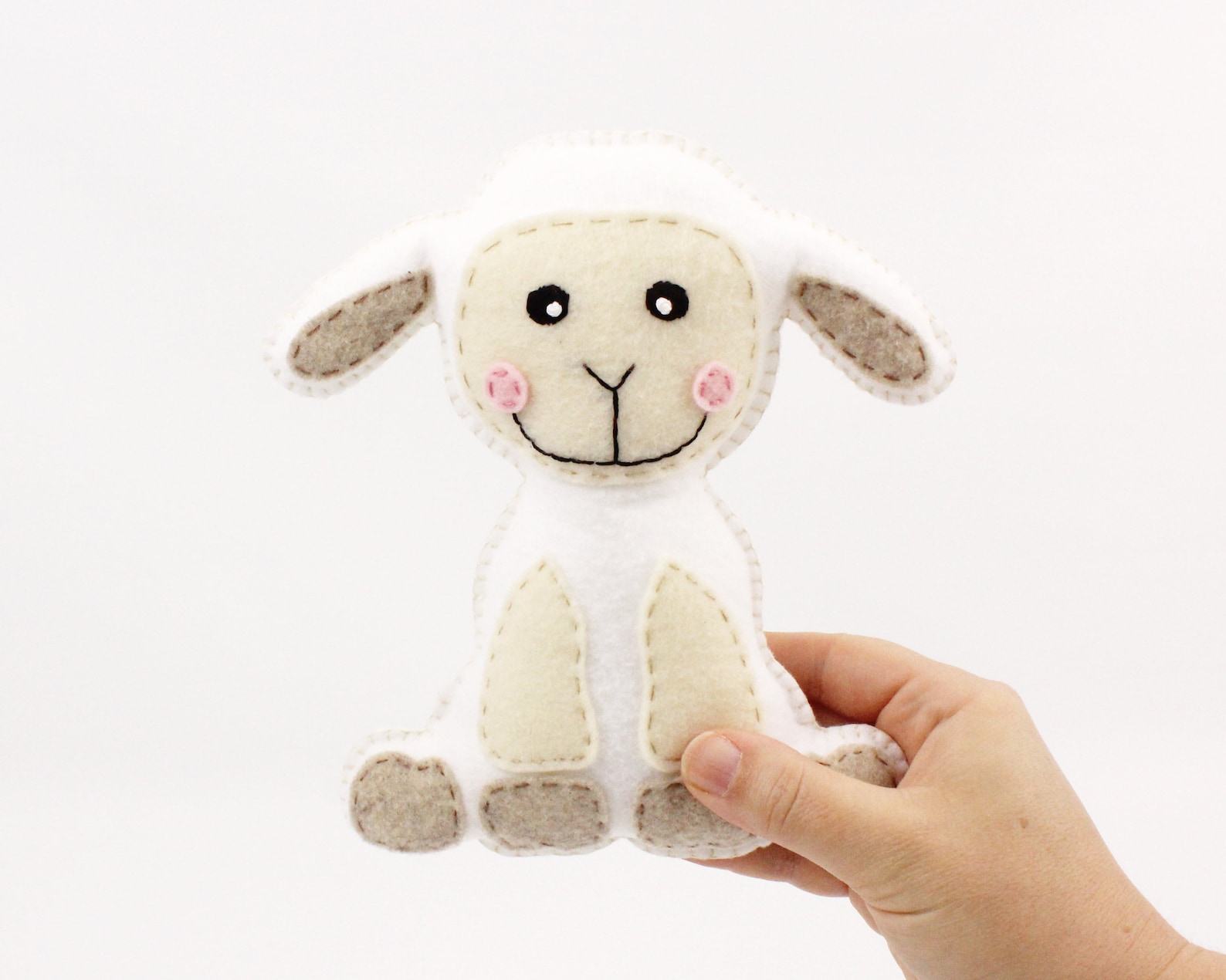 Lamb Stuffed Animal Sewing Pattern Plush Lamb Sewing Pattern | Etsy