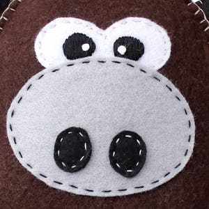 Moose Sewing Pattern, Plush Felt Moose Stuffed Animal Sewing Pattern ...