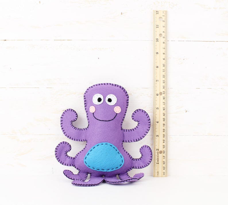 Octopus Stuffed Animal Pattern Octopus Hand Sewing Pattern - Etsy