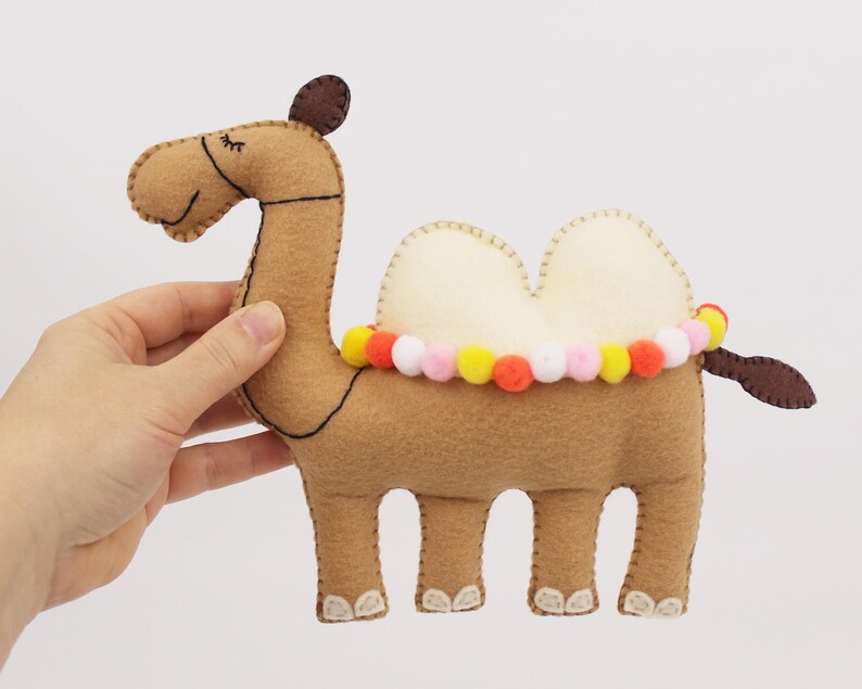 Camel Sewing Pattern Felt Camel Stuffed Animal Instructions | Etsy