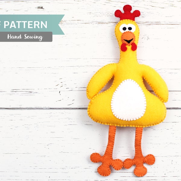 Felt Chicken - Etsy