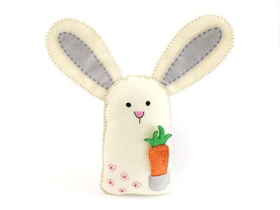 Bunny Sewing Pattern Felt Rabbit Hand Sewing Pattern With | Etsy Canada