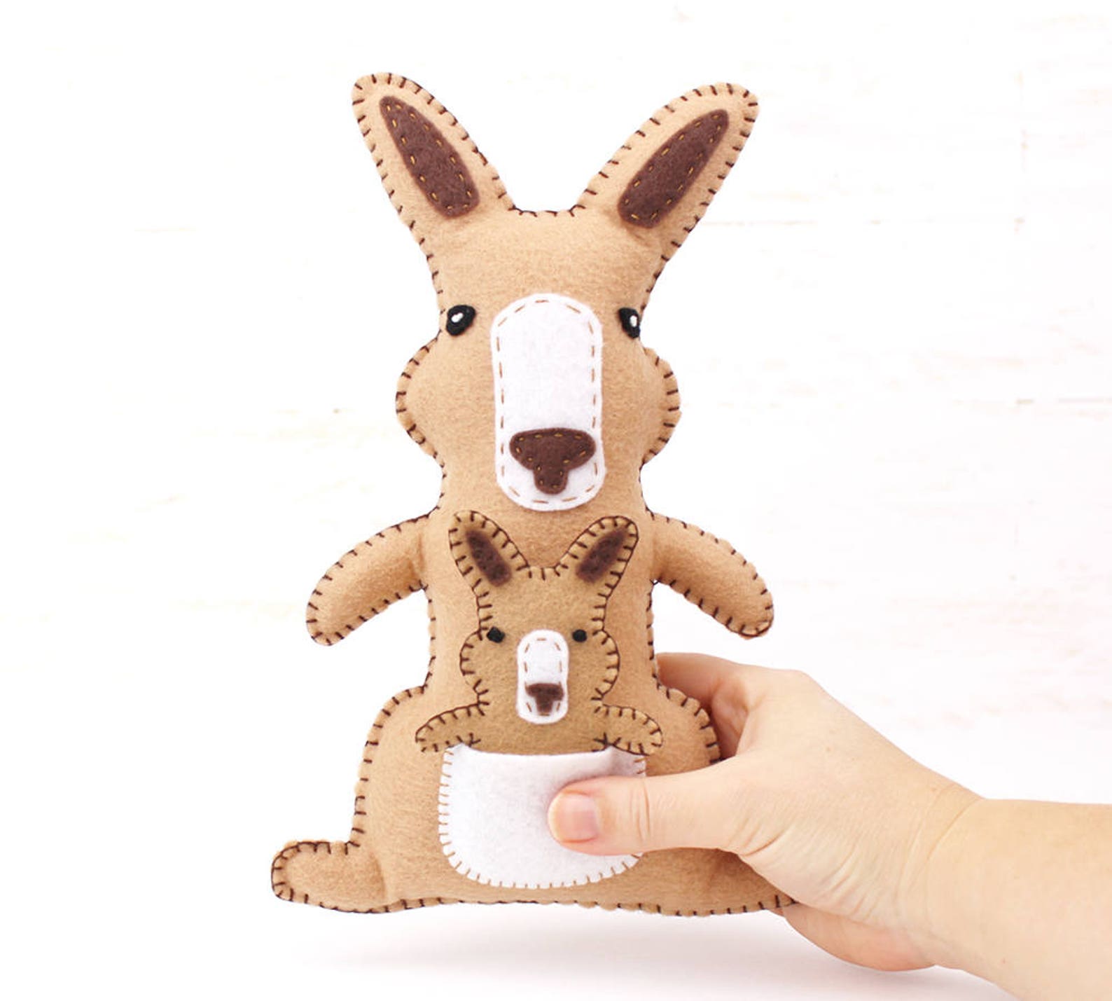 Australian Animal Felt Sewing Patterns: Koala, Kangaroo, Platypus (PDF ...