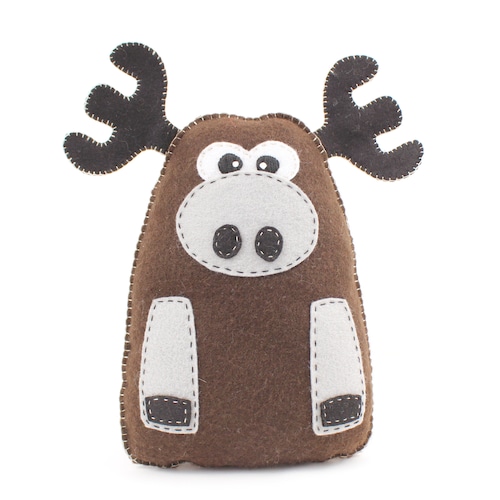 Moose Sewing Pattern Plush Felt Moose Stuffed Animal Sewing | Etsy