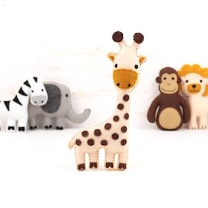 Buy Jungle Animal Sewing Patterns, Zoo Animal Hand Sewing, Safari ...