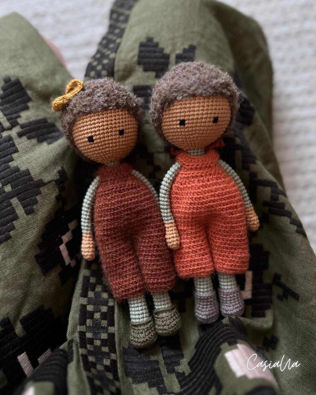 Crochet Dolls Sam & Suzy – Handmade Toys - Etsy