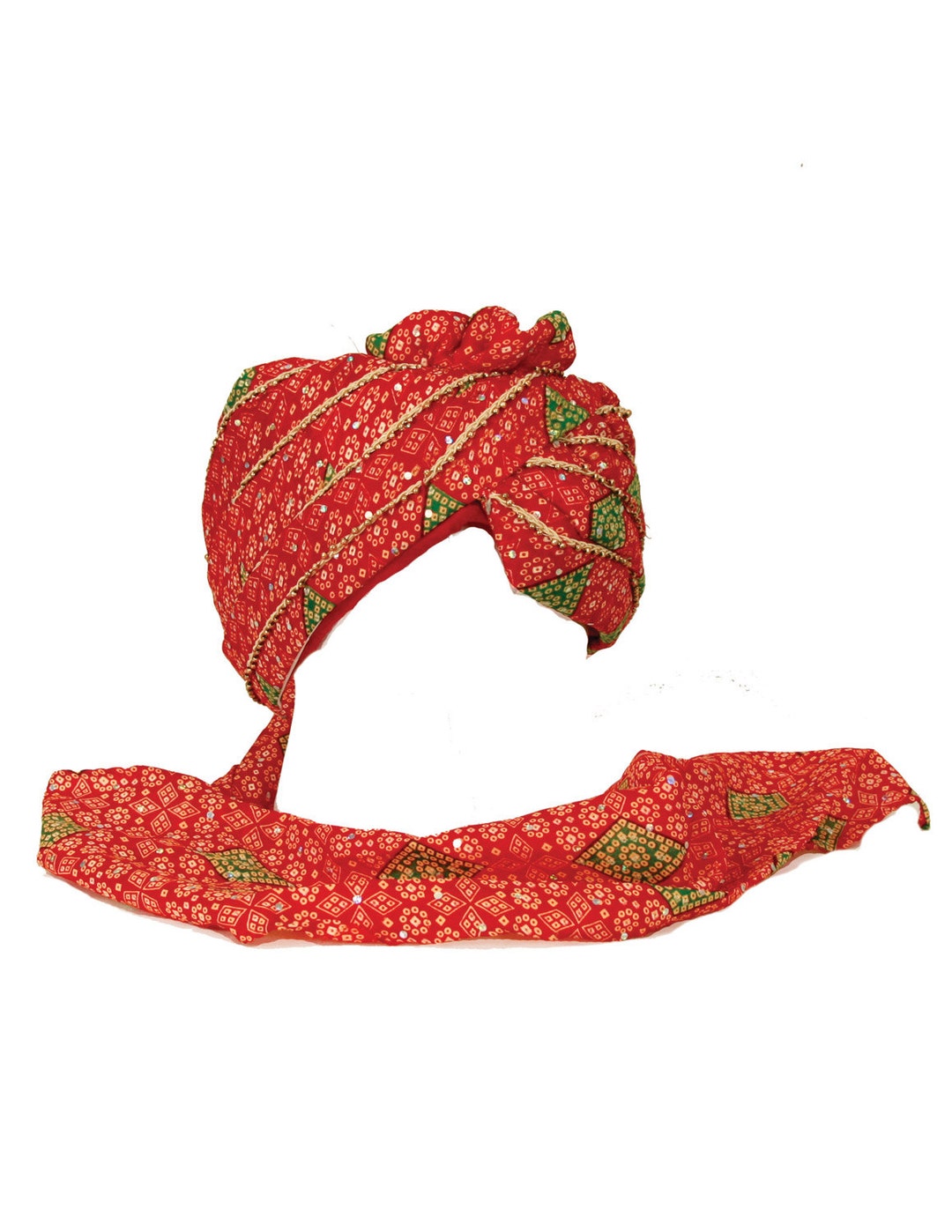 Handmade Chunri Safa Indian Wedding Turban Hat 14041 SIZE LG ONLY - Etsy