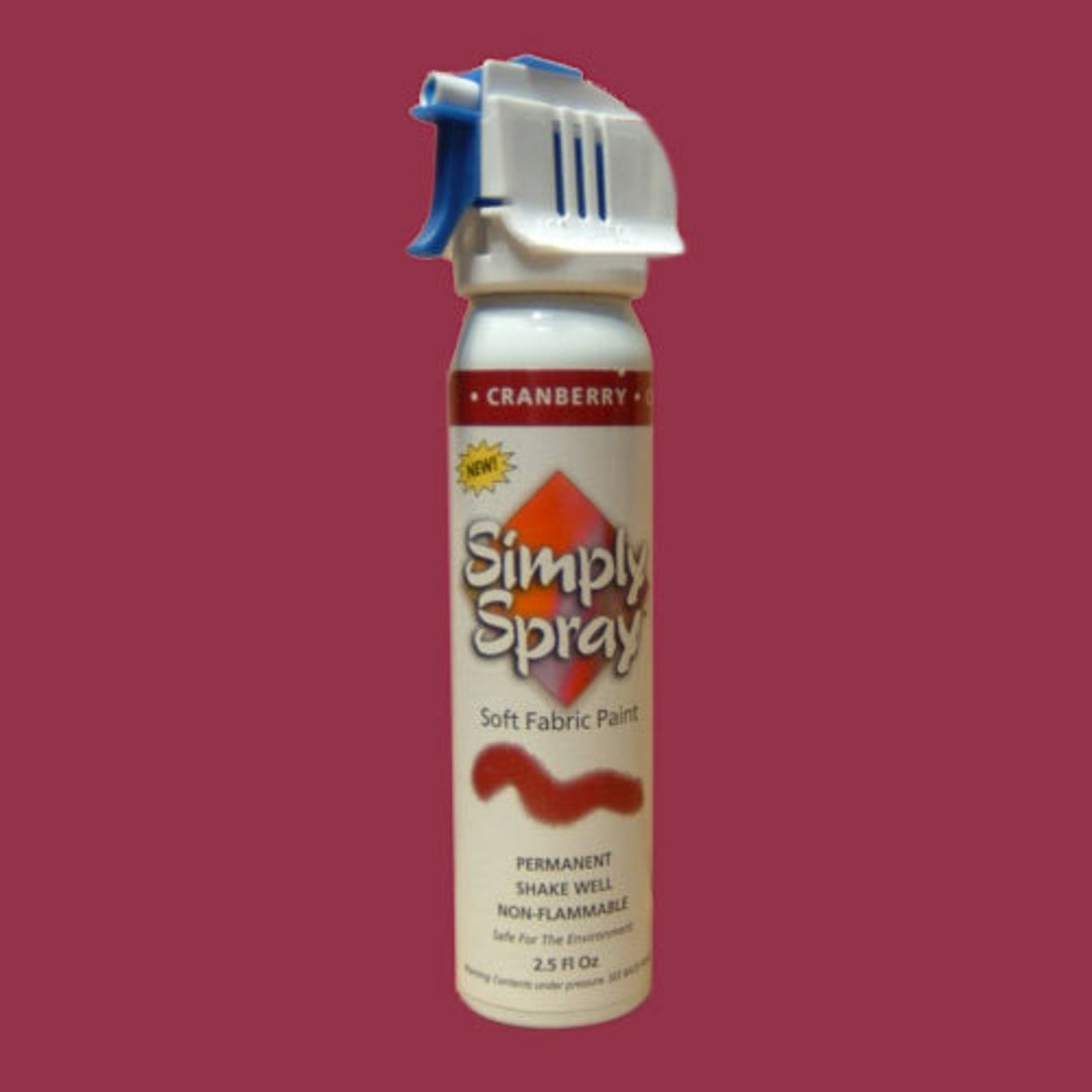 6 PACK Simply Spray Fabric Spray Paint for Crafts & Clothing - Dries ...