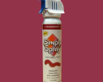 12 PACK Simply Spray Fabric Spray Paint for Crafts & Clothing Dries ...