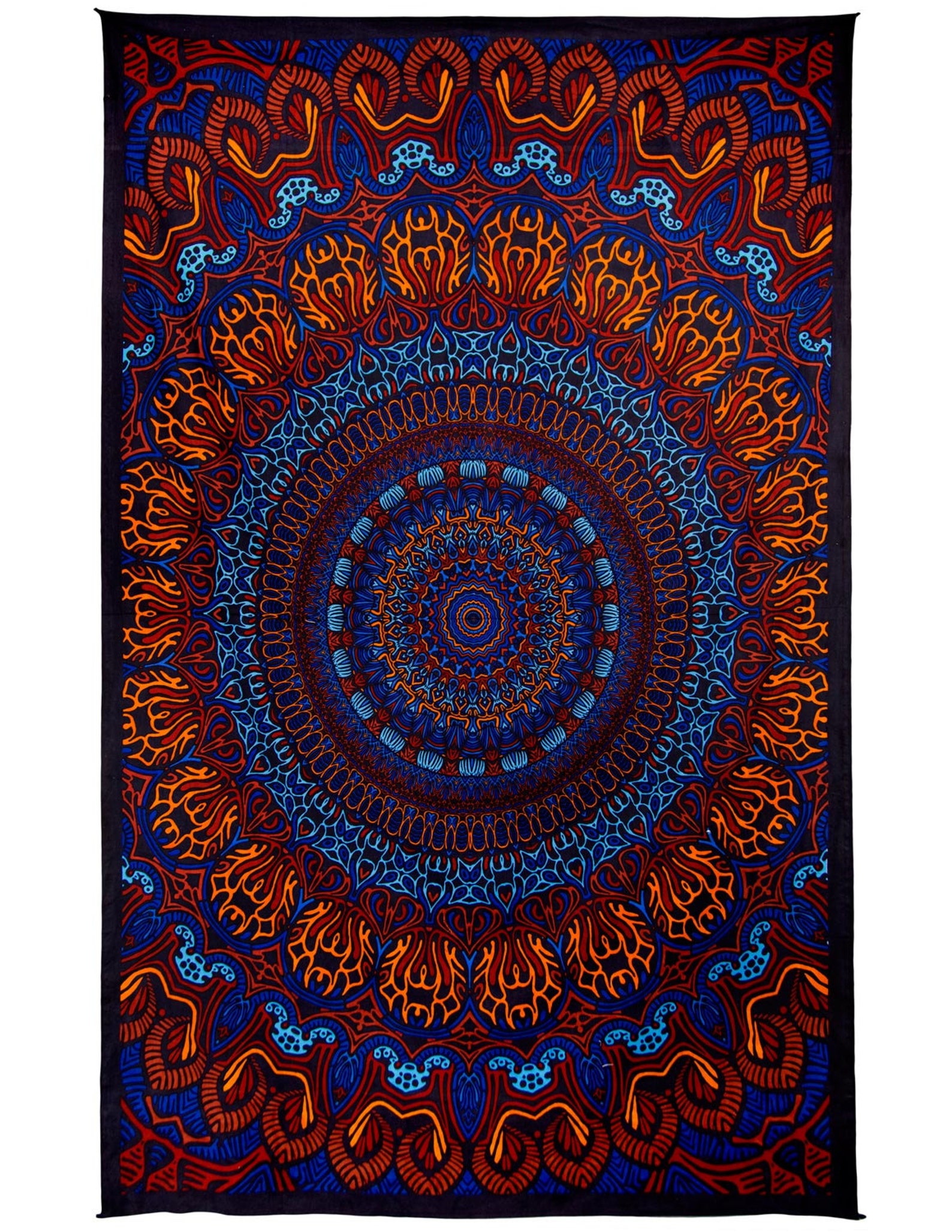 3D Origin of Life Psychedelic Mandala Tapestry Tablecloth - Etsy