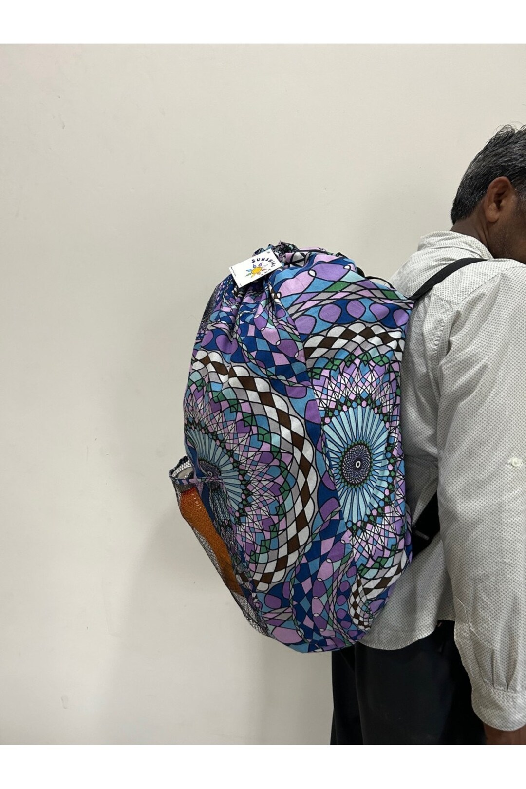 Laundry Bag Backpack - Ring of Water - Etsy