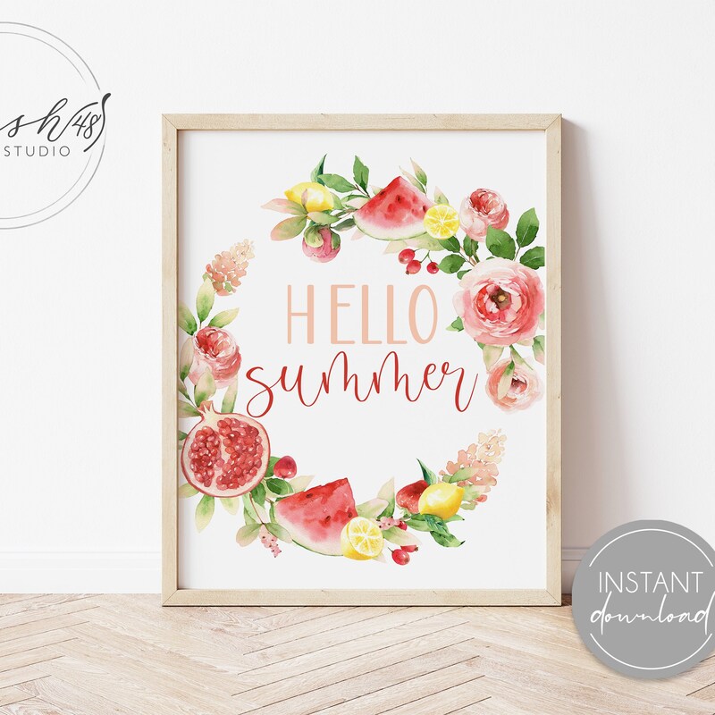 Summer Wall Art - Etsy
