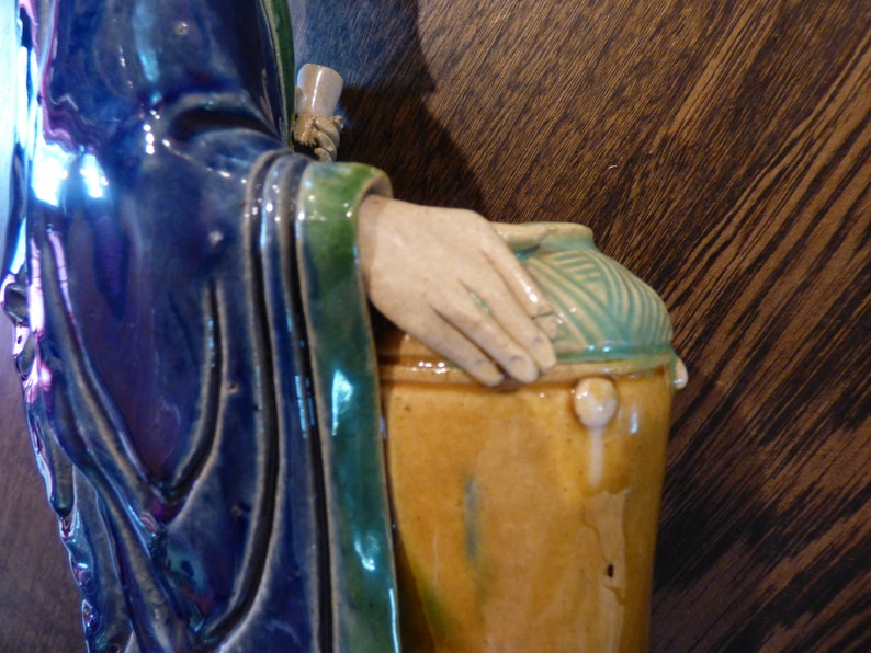 Chinese Mudmen . Shekwan Mud Men . Collectible Mudmen . Blue, Green and ...