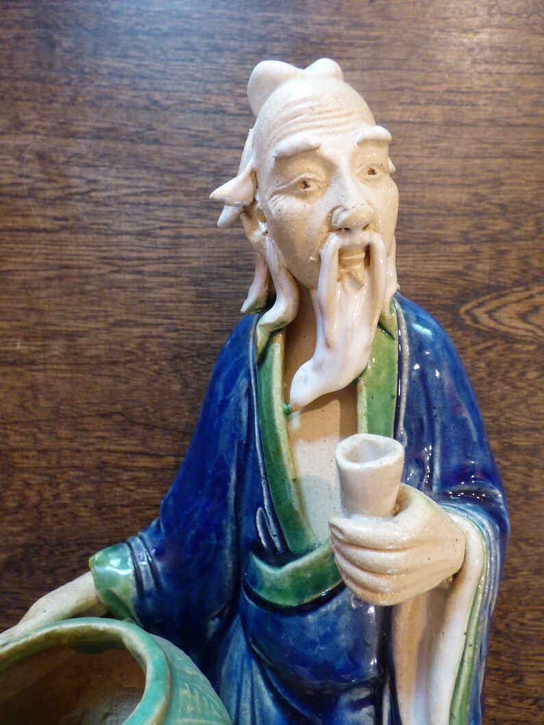 Chinese Mudmen . Shekwan Mud Men . Collectible Mudmen . Blue, Green and ...