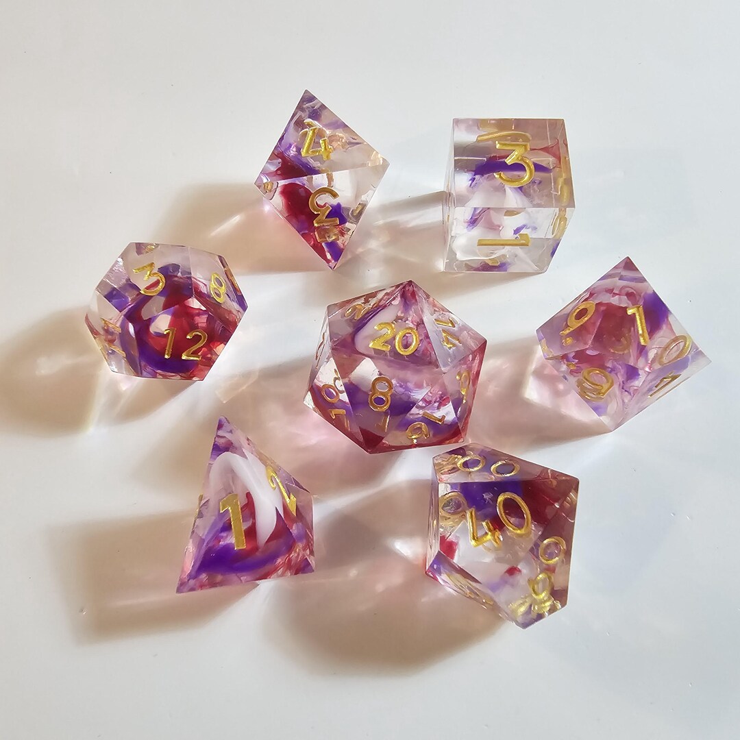 Whisper’s Breeze Sharp Edge Dice Set - Etsy