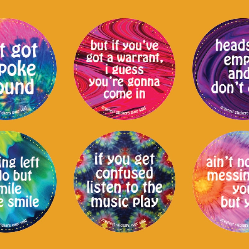 Grateful Sticker Sheet - Etsy