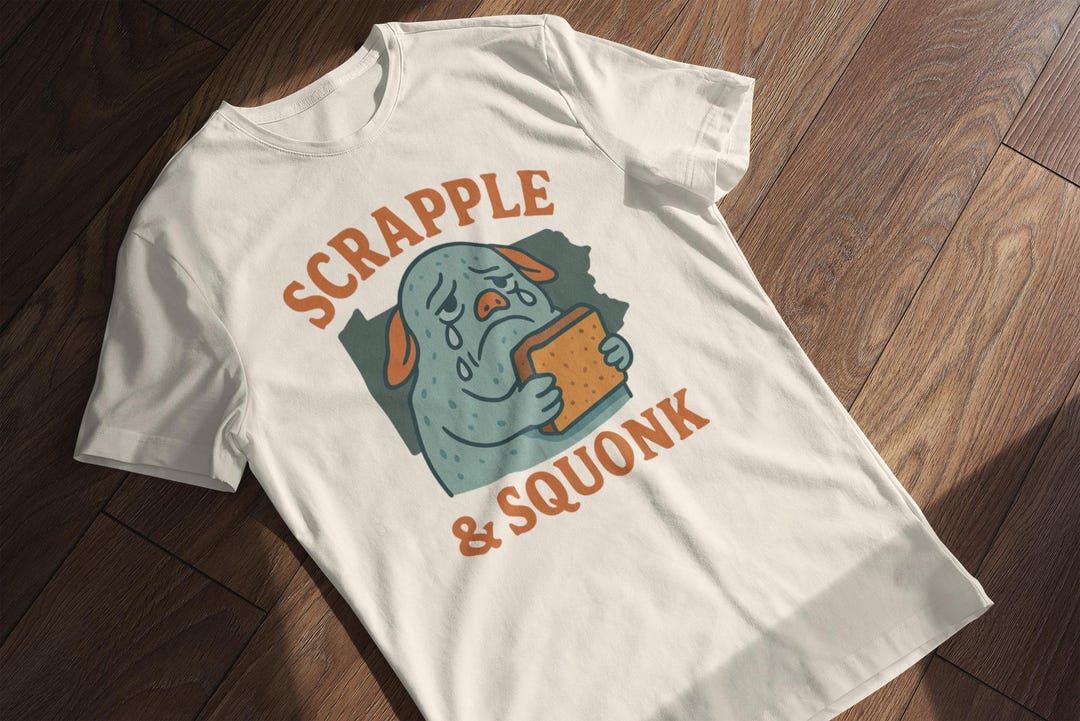 Scrapple & Squonk Shirt | Pennsylvania Folklore Cryptid Tee | Funny ...