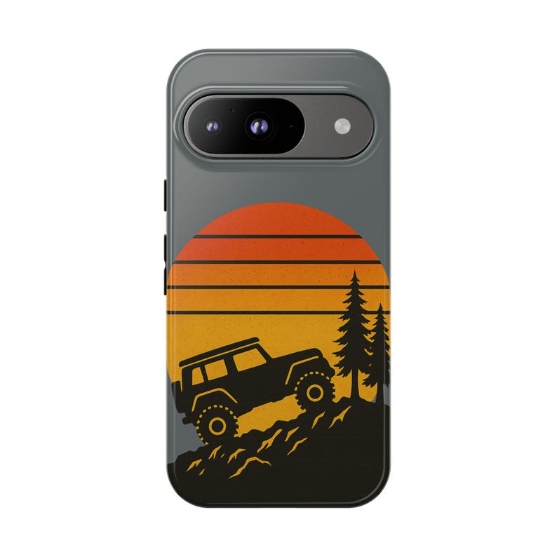 Off-road Adventure Sunset Phone Case | Rugged 4x4 Climb Design - Etsy