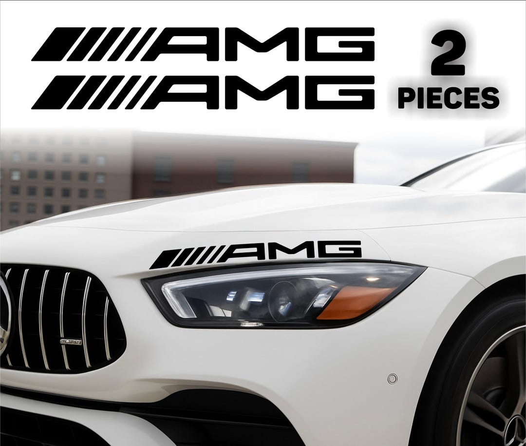 AMG Racing Decals for Mercedes – Performance Vinyl Car Stickers (28cm ...