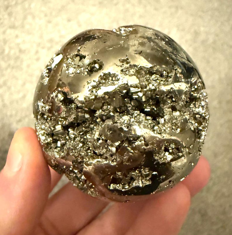 Peruvian Natural Cubic Pyrite (fool’s Gold) Sphere - Etsy