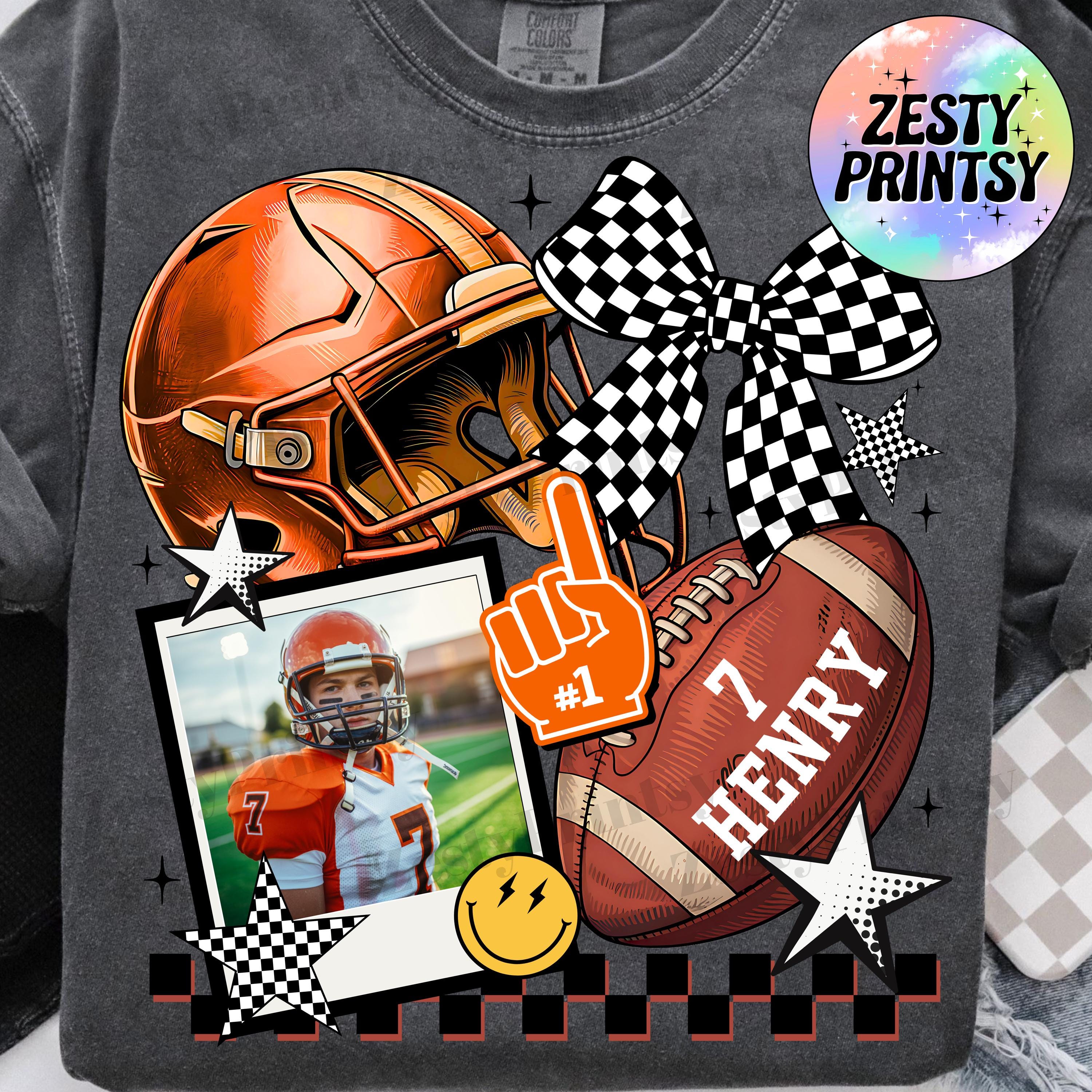 Football Season PNG Bundle, Custom Football Photo Designs, Coquette Bow ...