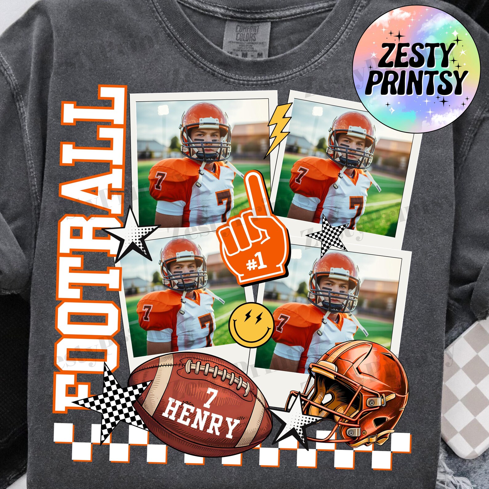 Football Season PNG Bundle, Custom Football Photo Designs, Football ...
