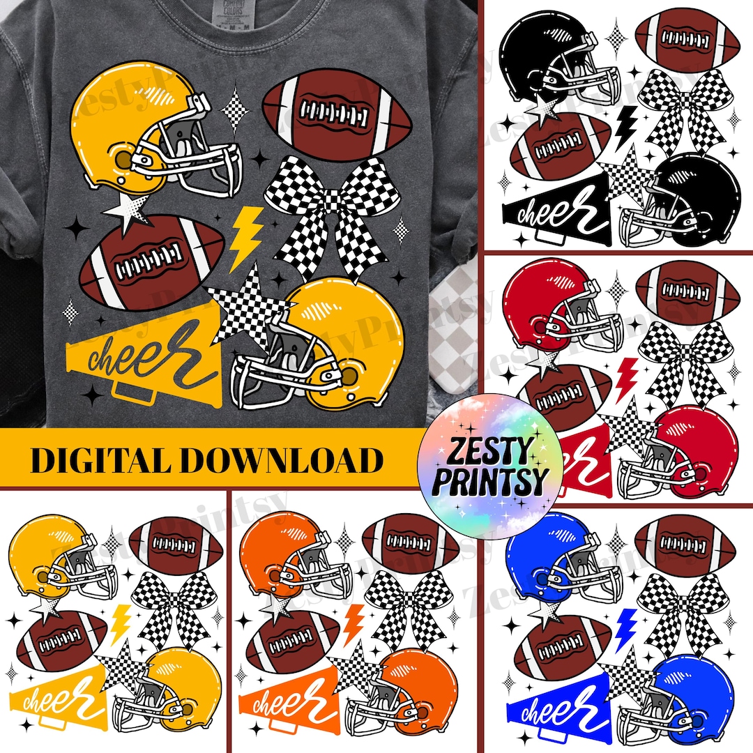 Football Cheer PNG, Cheer Life Digital Download, Cheerleader Clipart ...