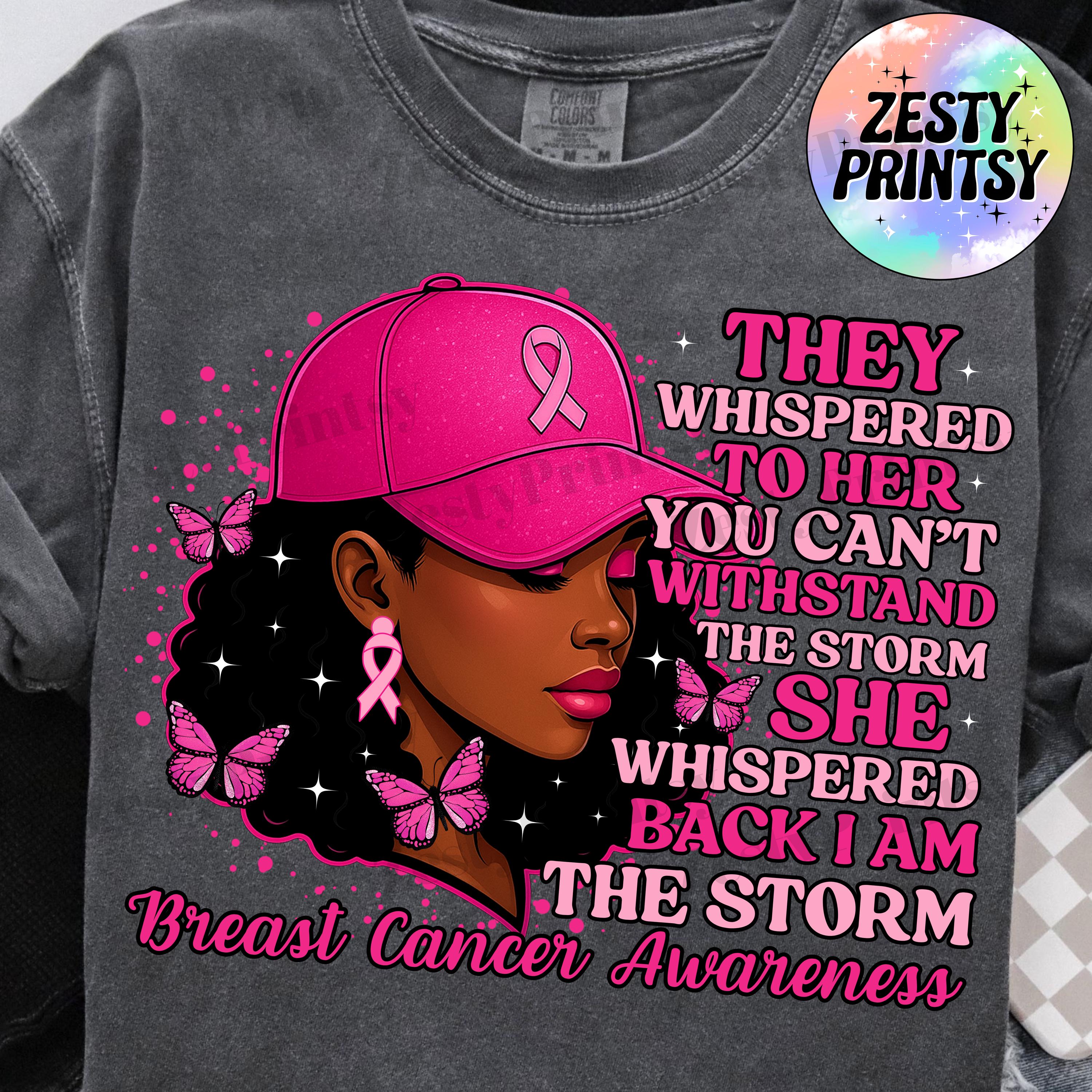 Breast Cancer Awareness PNG Bundle, African American Black Woman Pink ...