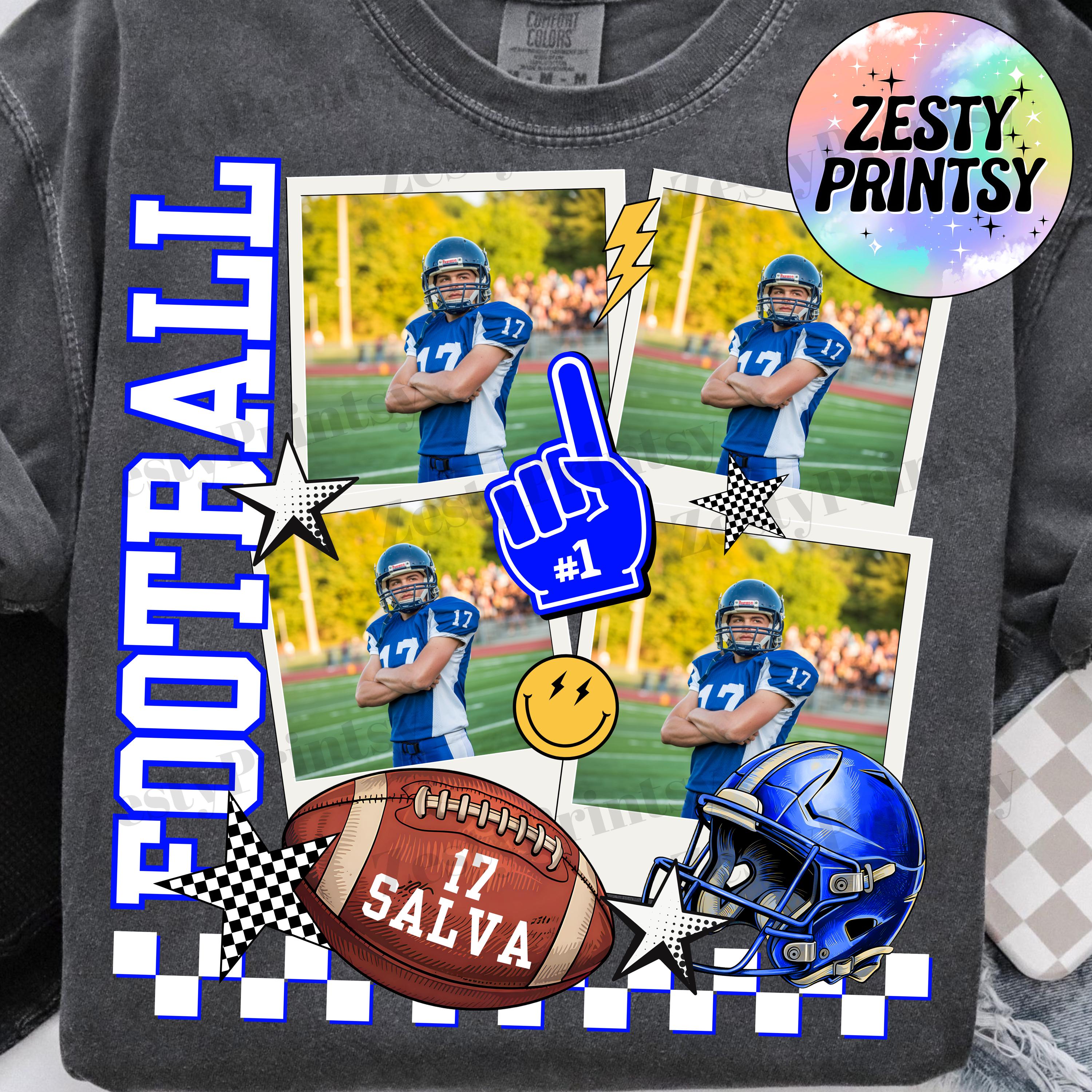 Football Season PNG Bundle, Custom Football Photo Designs, Football ...