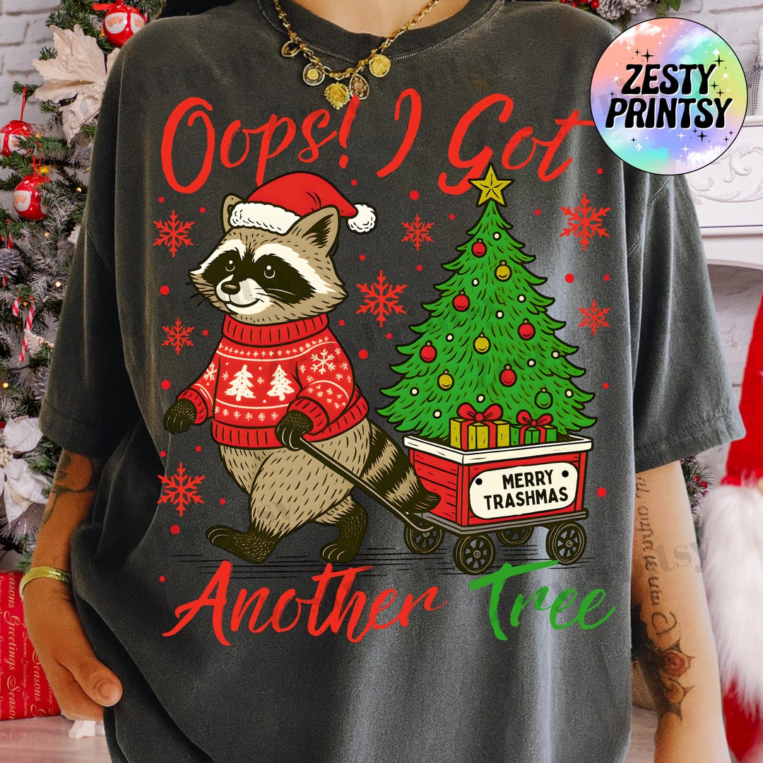 Oops I Got Another Tree PNG, Retro Christmas Tree SVG, Merry Christmas ...