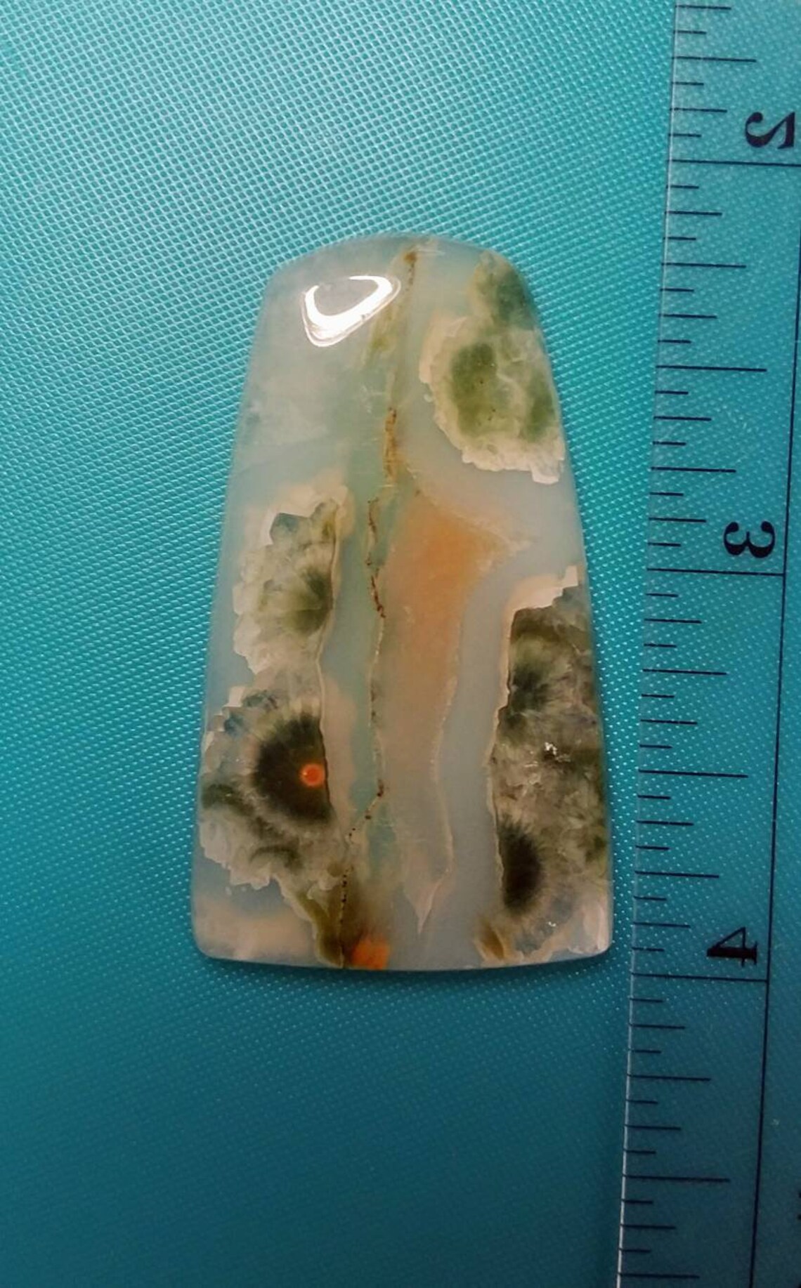 Marovato Translucent Ocean Jasper Cabochon - Etsy