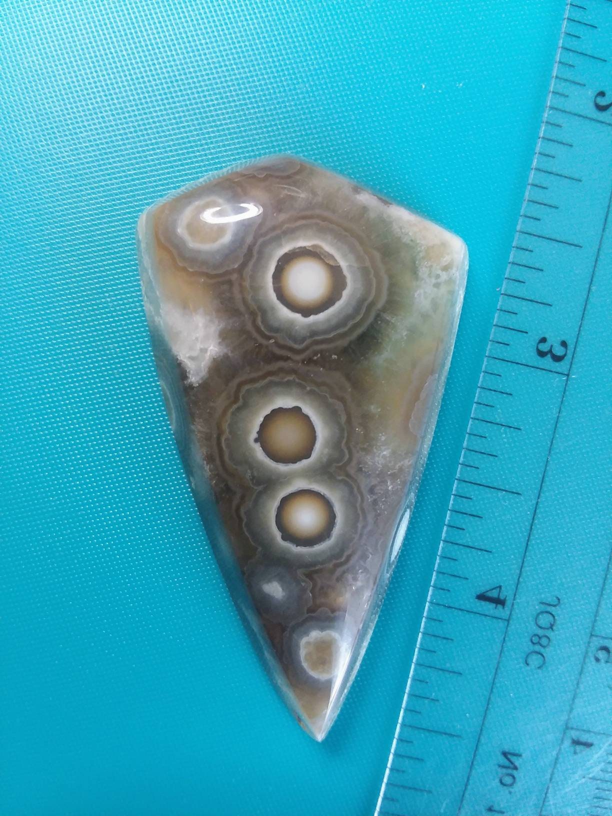 Translucent Agate Ocean Jasper Cabochon - Etsy