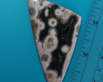 Translucent Ocean Jasper Cabochon Rare Multi Ringed Floating - Etsy