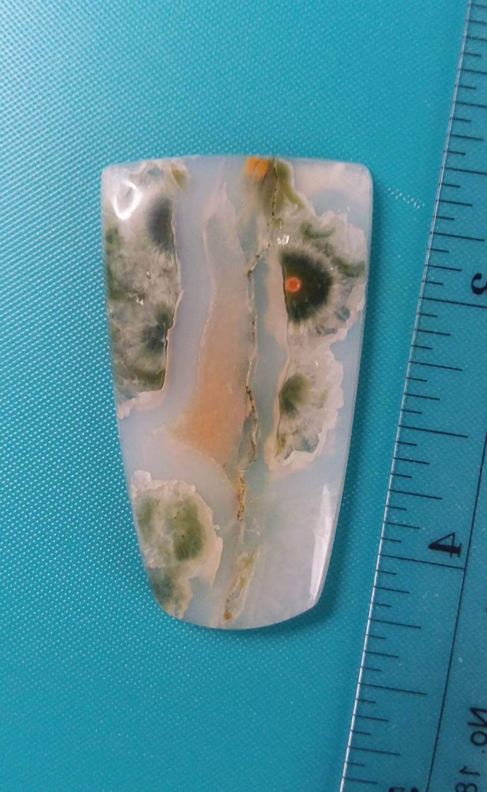Marovato Translucent Ocean Jasper Cabochon - Etsy