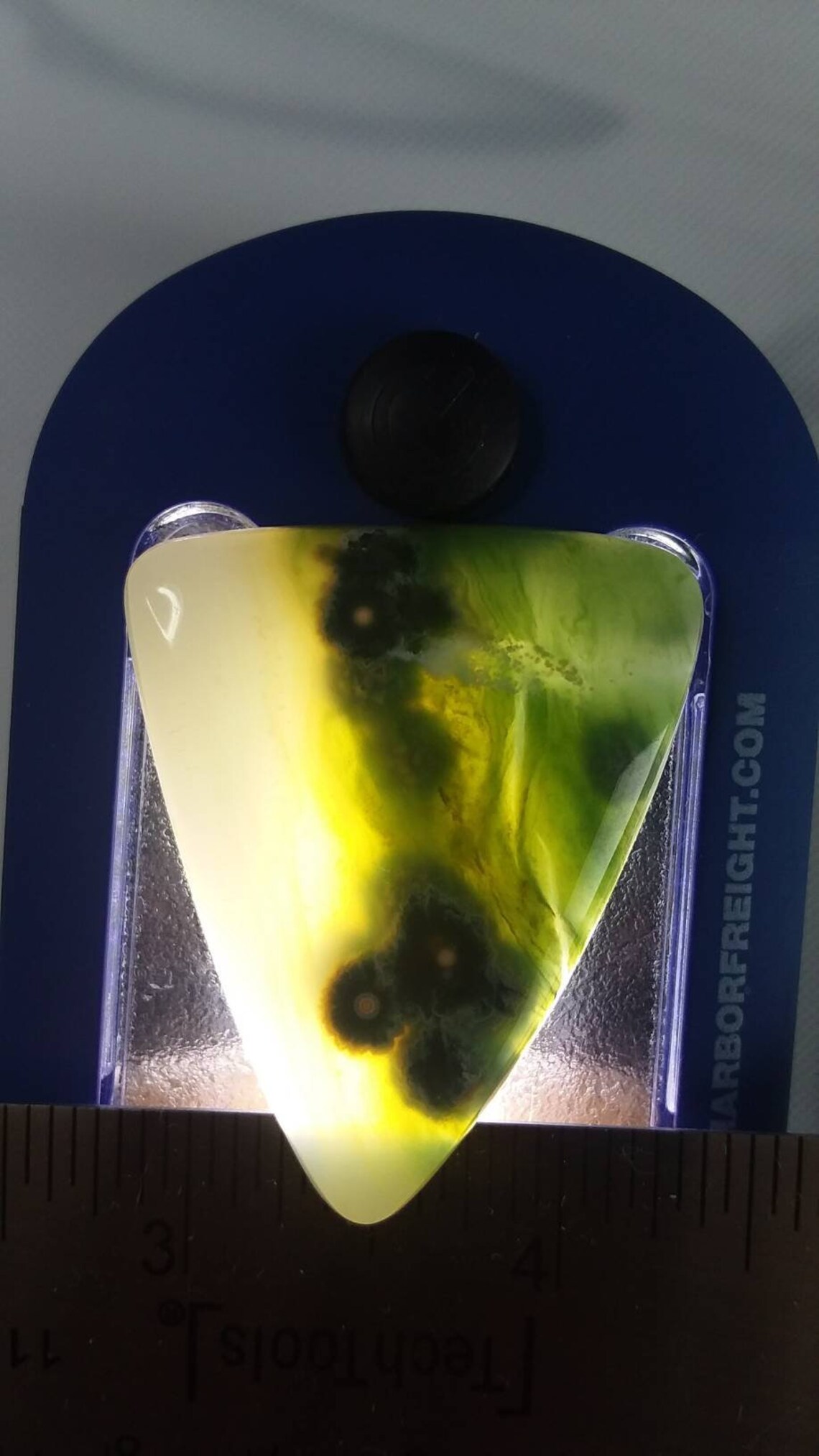 Rare Blue Green Translucent Ocean Jasper Cabochon ( Marovato ) One of ...