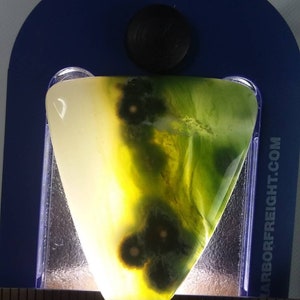 Rare Blue Green Translucent Ocean Jasper Cabochon ( Marovato ) One of ...