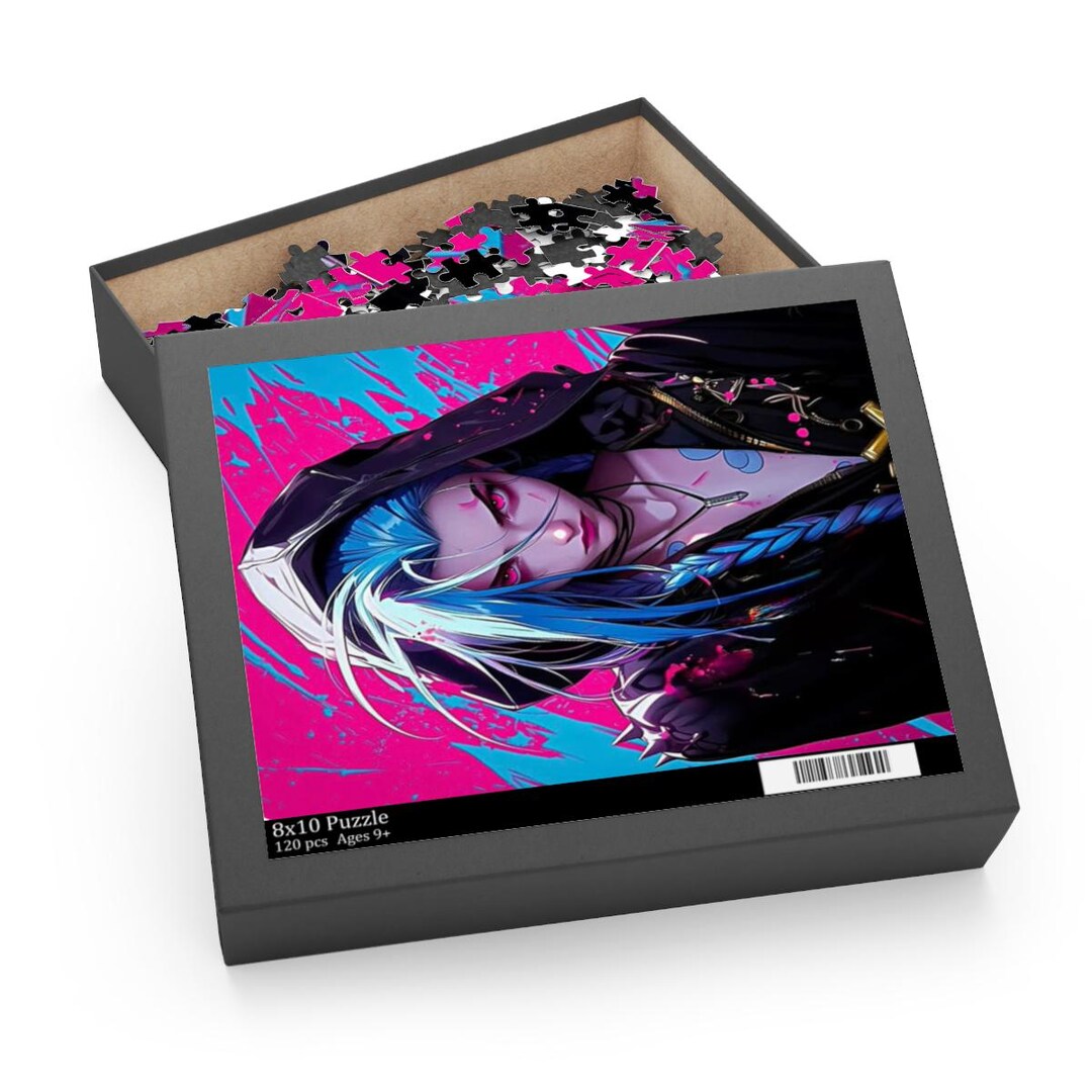 Jinx Arcane Puzzle: League of Legends Jigsaw in Gift Box - Etsy