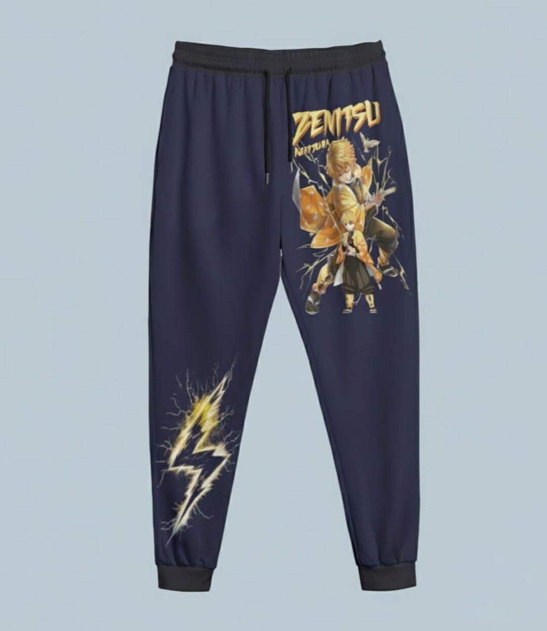 Zenitsu Agatsuma Sweatpants | Demon Slayer Anime Manga Sweatpant ...