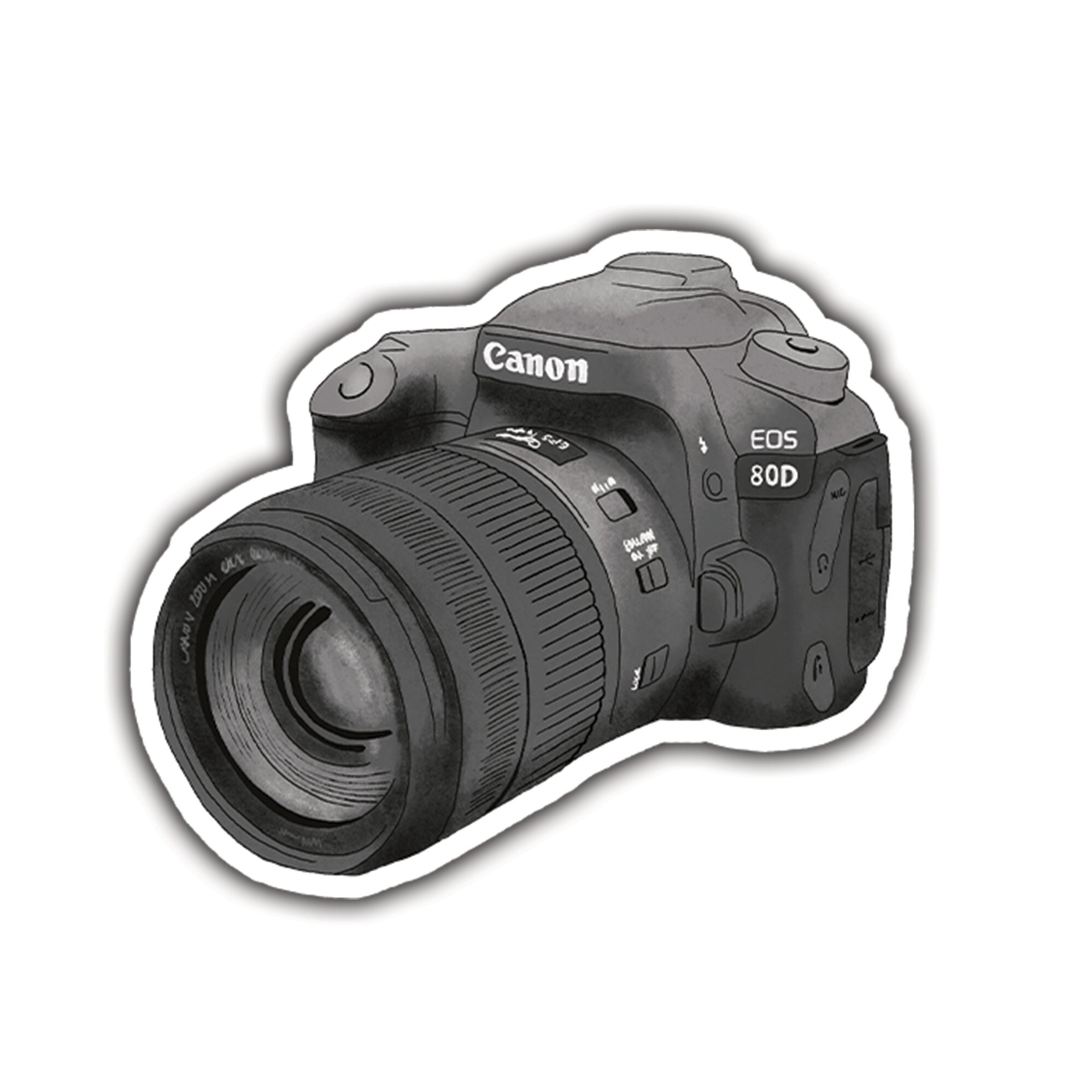Camera Sticker Photography Stickers Canon Sticker Laptop - Etsy
